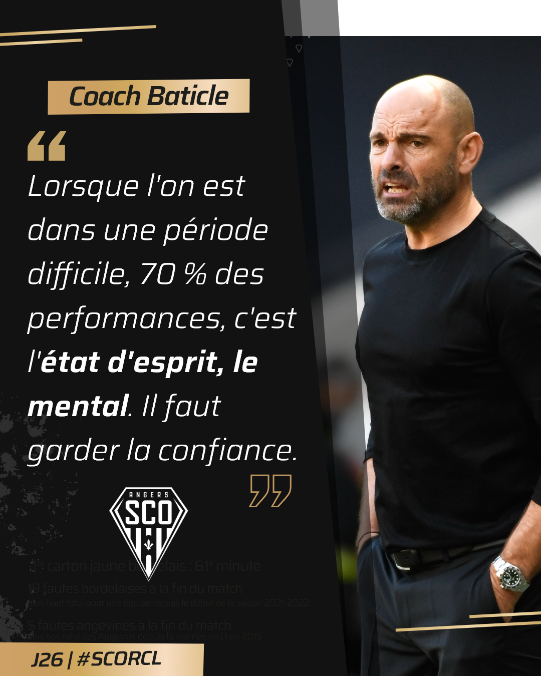 J26 | Angers SCO - RC Lens : La conférence de presse d'avant-match - Angers SCO
