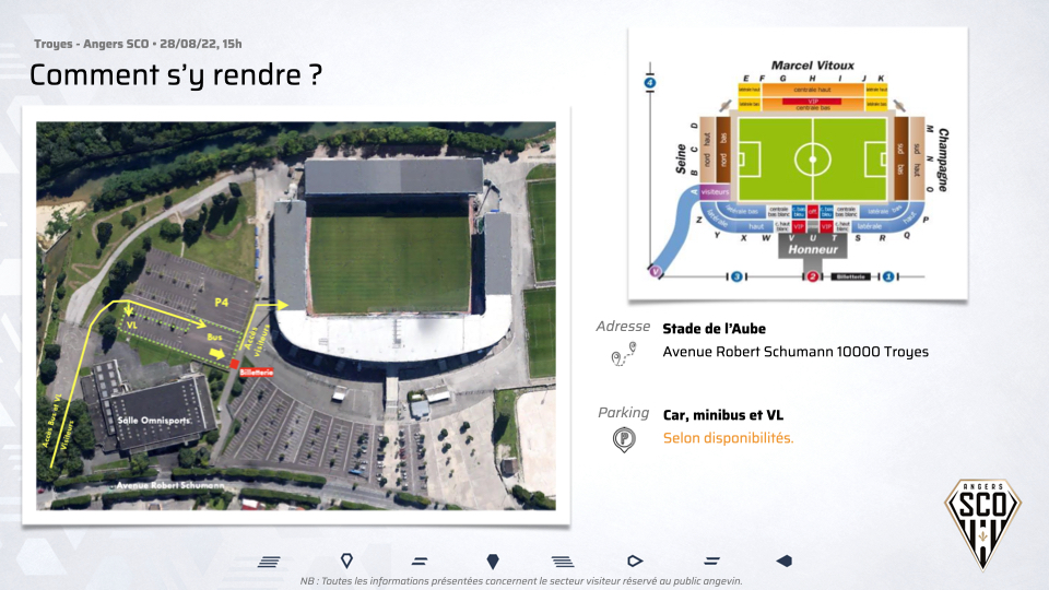 Déplacement Supporters | Troyes, 28.08.22 - Angers SCO