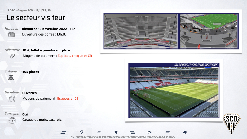 Déplacement Supporters | Lille, 13.11.22 - Angers SCO