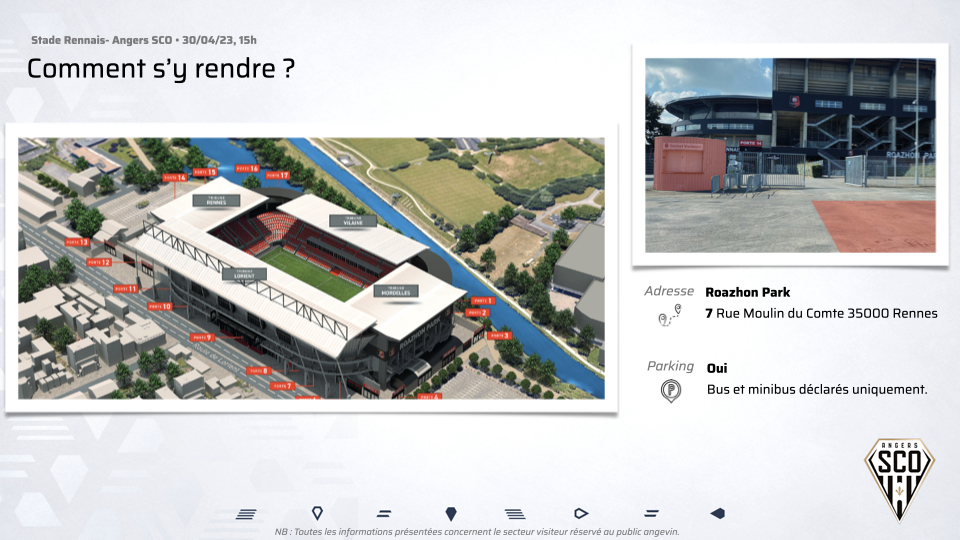 Déplacement Supporters | Rennes, 30.04.23 - Angers SCO