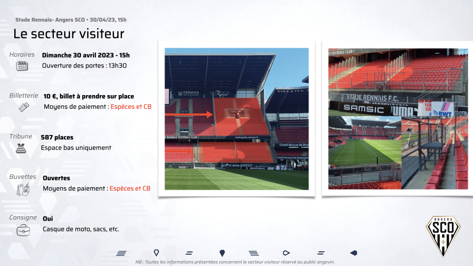 Déplacement Supporters | Rennes, 30.04.23 - Angers SCO