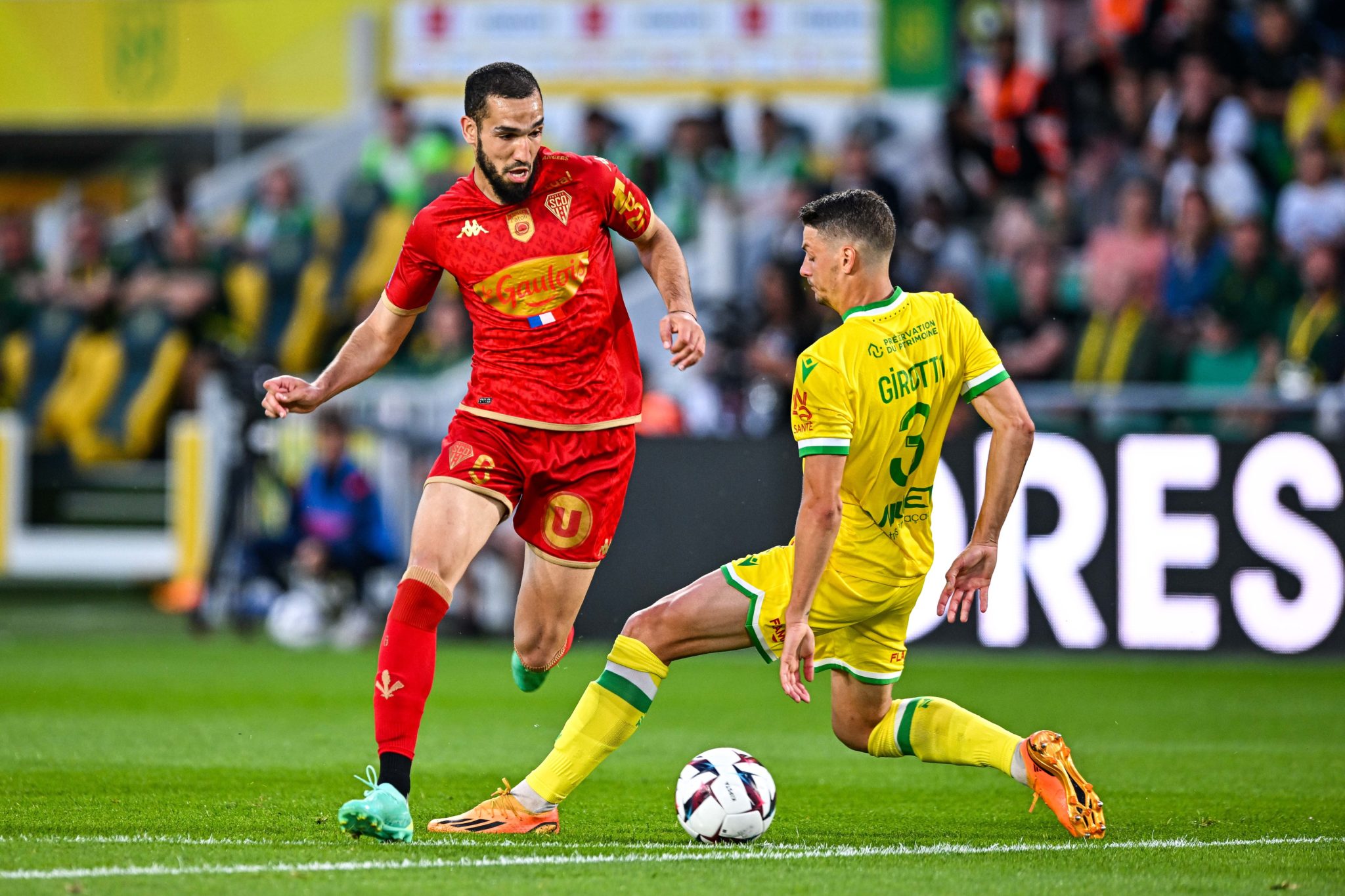 La fiche technique de Nantes-Angers [1-0] - Angers SCO