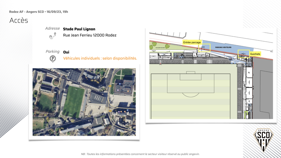 Déplacement Supporters | Rodez AF, 16.09.23 - Angers SCO